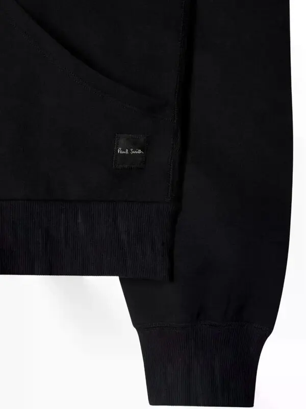 Paul Smith Zip-up Hoodie - Black
