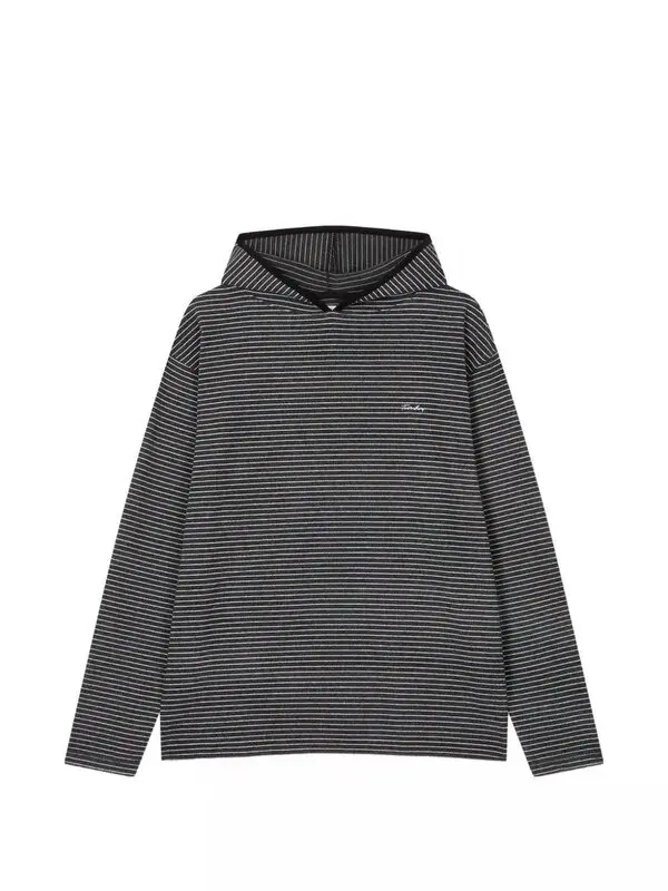 STUDIO TOMBOY Striped Hoodie - Grey