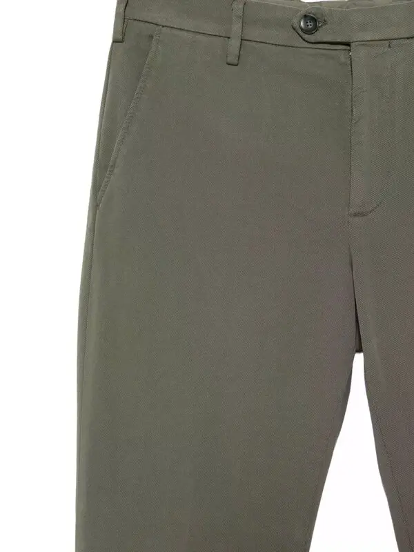 Canali Diagonal-weave Chino Trousers