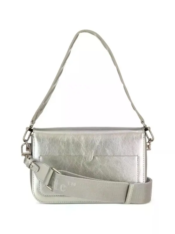 Off-White Binder Shoulder Bag - Silver