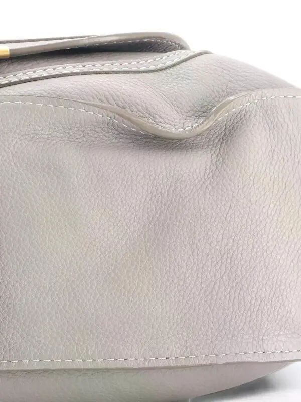 Chloé Marcie Leather Medium Satchel - Grey