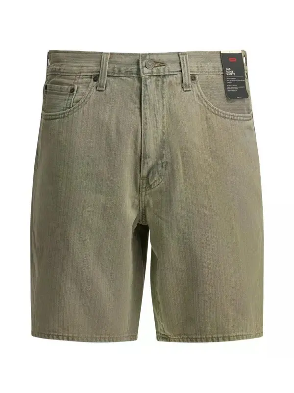LEVI'S 468 Stay Loose Herringbone Denim Shorts