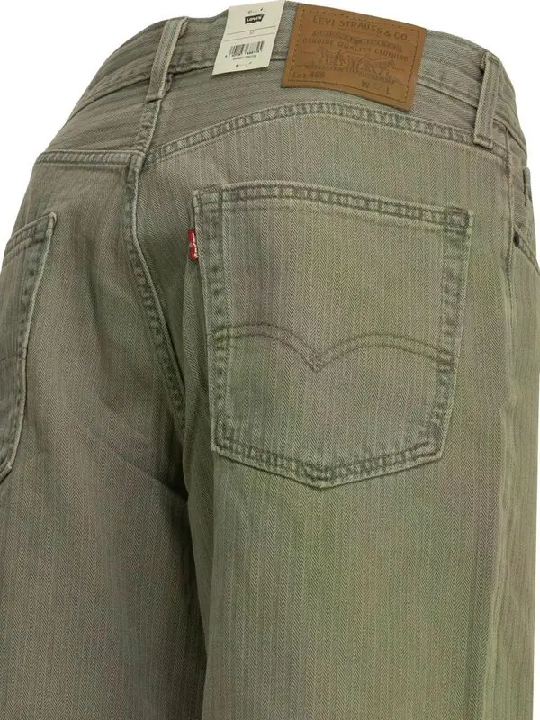 LEVI'S 468 Stay Loose Herringbone Denim Shorts