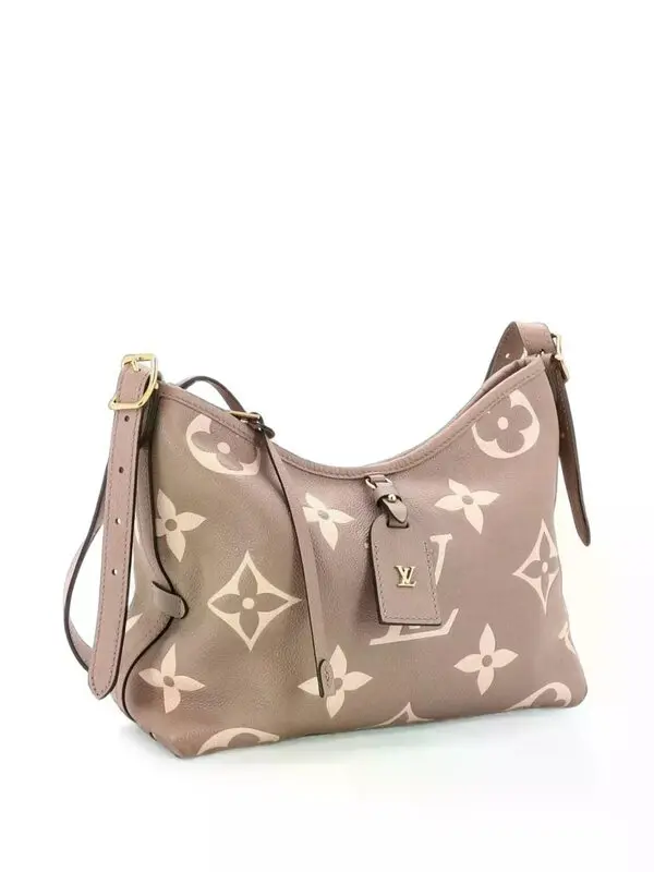 LOUIS VUITTON Carryall Bicolor Monogram Empreinte Giant Pm Hobo Bag