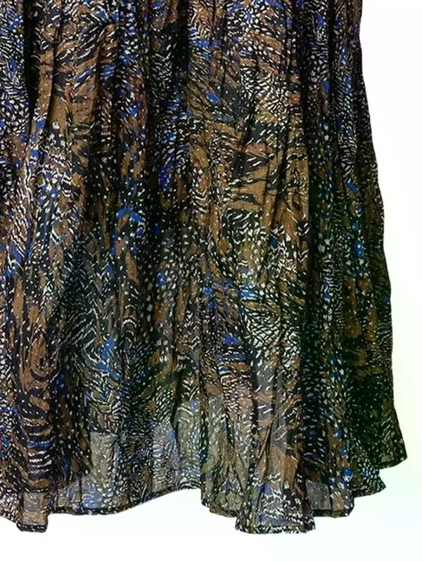 MULLER OF YOSHIOKUBO Strata Crinkled Cami Maxi Dress - Brown