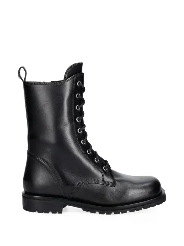 Patrizia Pepe Lace-up Leather Boots