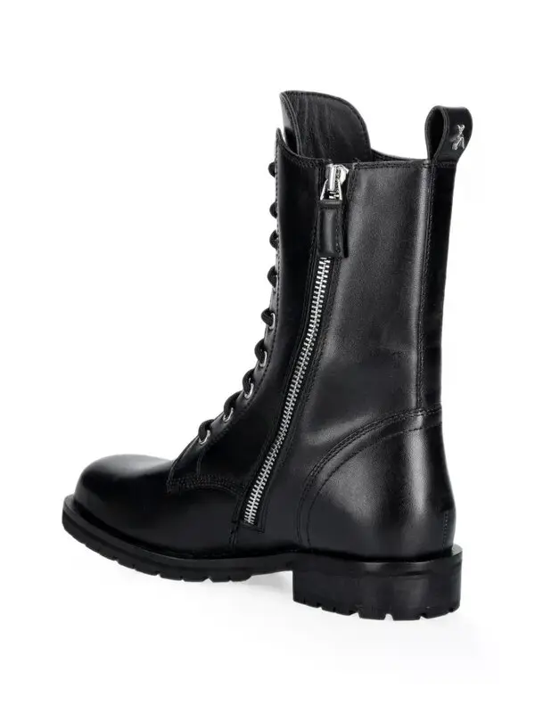 Patrizia Pepe Lace-up Leather Boots