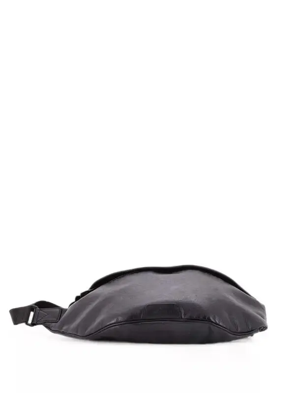 LOUIS VUITTON Discovery Bumbag Monogram Shadow Leather Pm Belt Bag - Black