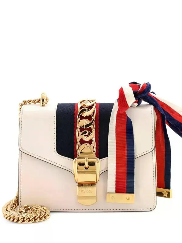 Gucci Sylvie Chain Shoulder Bag - Neutrals