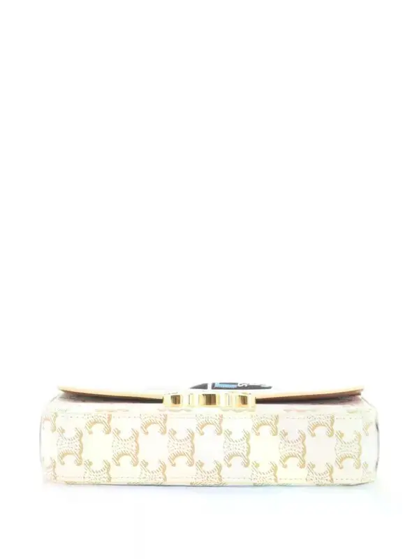 Celine Triomphe East-west Triomphe Coated Canvas Shoulder Bag