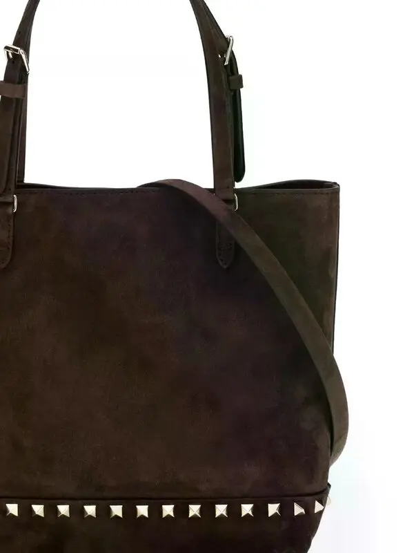 Valentino Garavani Rockstud Suede Shoulder Bag