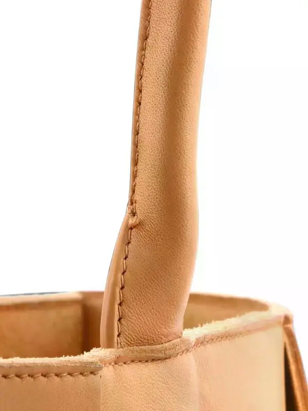 Bottega Veneta Arco Maxi Intrecciato Leather Medium Tote Bag - Neutrals