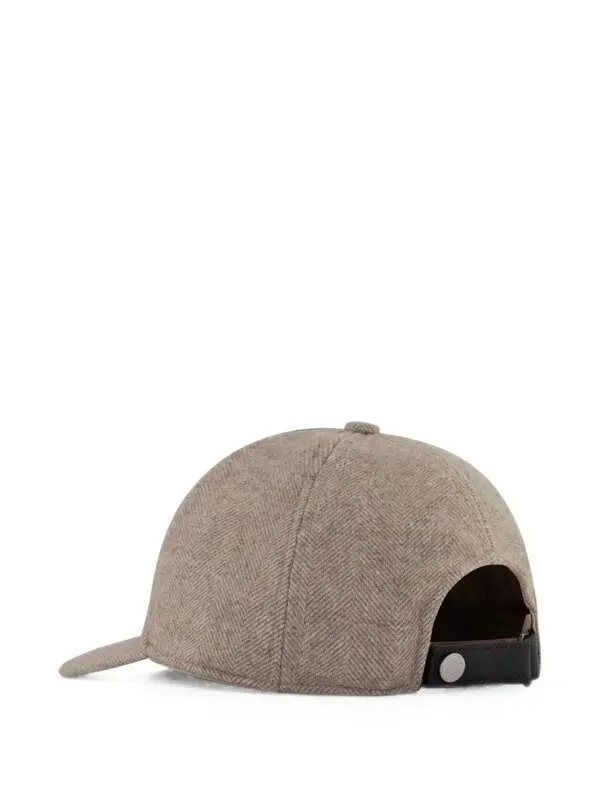 Jacob Cohen Herringbone-weave Baseball Cap
