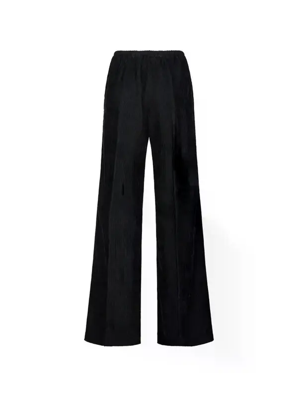 FORTE_FORTE Plissé-effect Wide-leg Trousers
