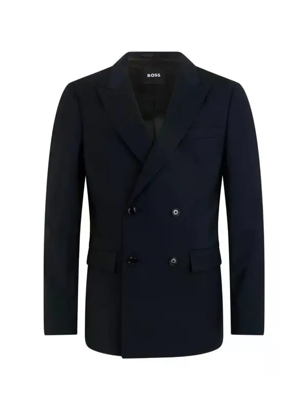 BOSS Double-breasted Peak-lapel Blazer