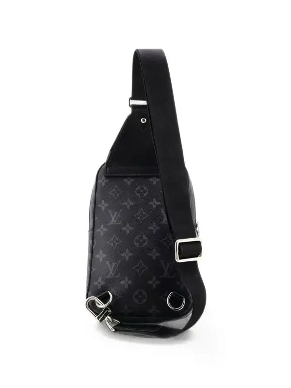 LOUIS VUITTON Avenue Sling Bag Nm Monogram Eclipse Canvas Crossbody Bag