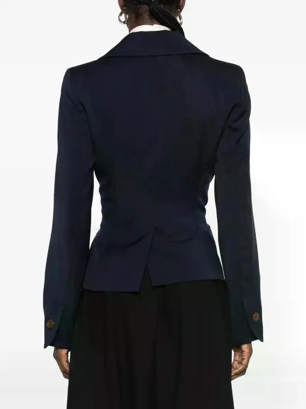 VIVIENNE WESTWOOD Draped Asymmetric-fastening Jacket