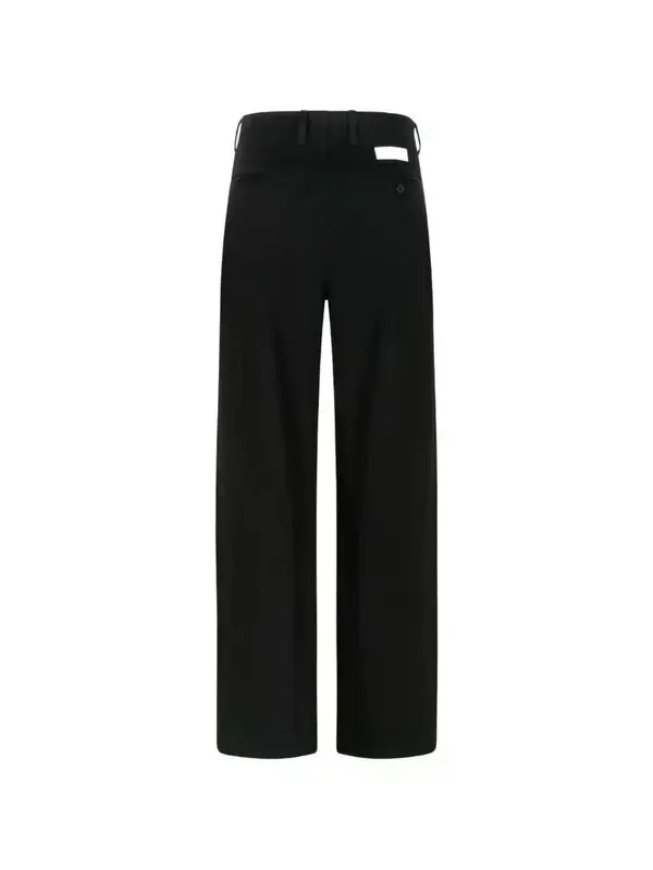 Givenchy Cotton Couture Seam Trousers With Gros-grain Detail