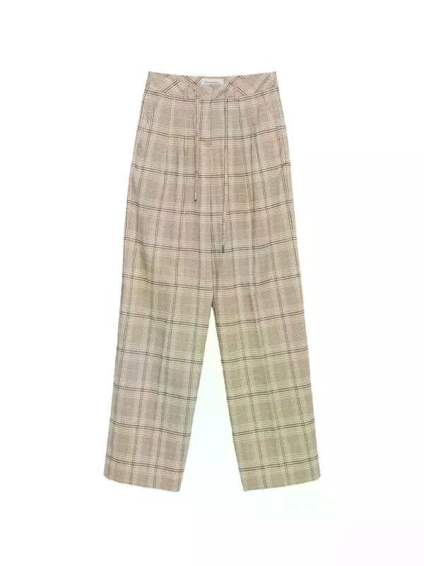 ERMANNO FIRENZE Prince Of Wales Trousers