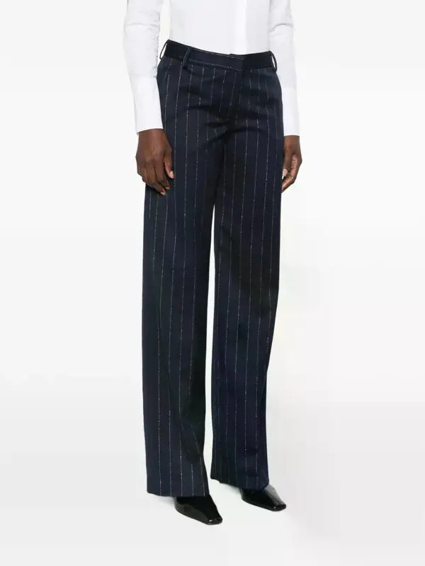 ERMANNO FIRENZE Pinstriped Trousers