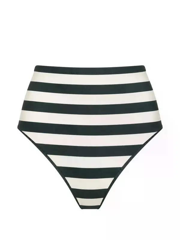 Bondi Born Poppy Striped Bikini Bottoms - Green