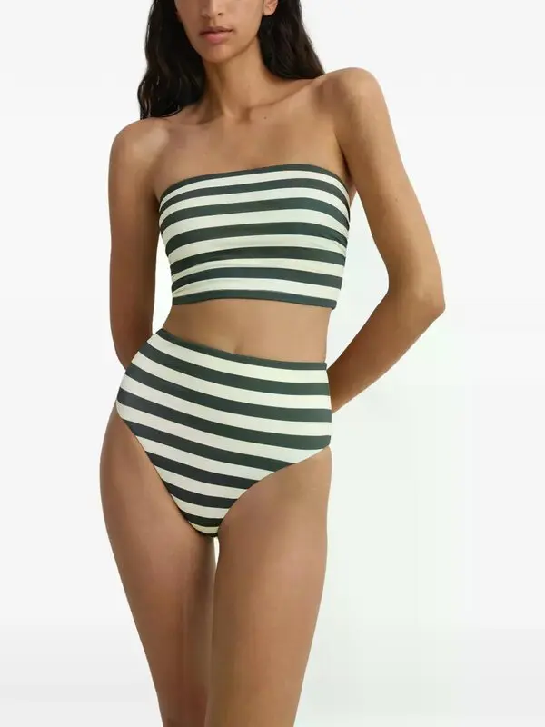 Bondi Born Poppy Striped Bikini Bottoms