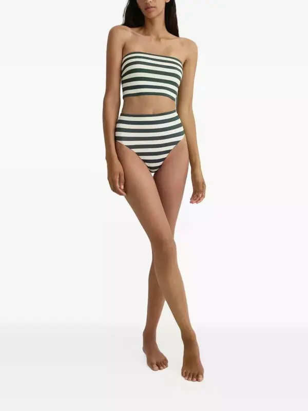 Bondi Born Poppy Striped Bikini Bottoms
