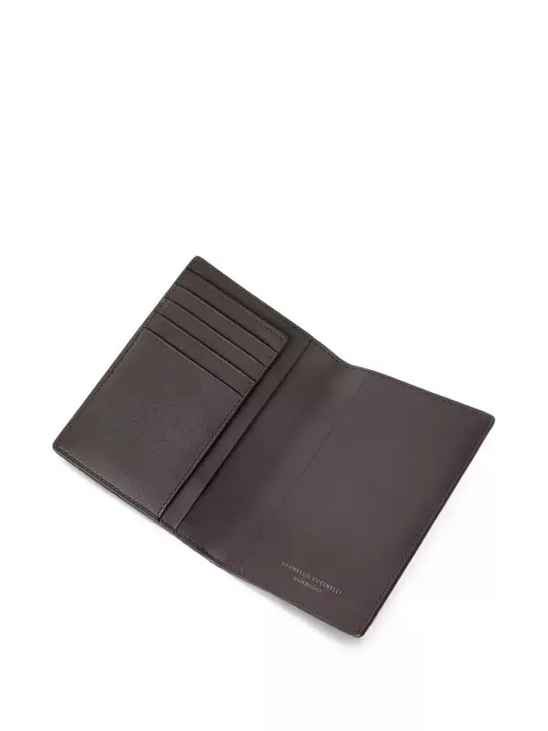 Brunello Cucinelli Leather Passport Holder