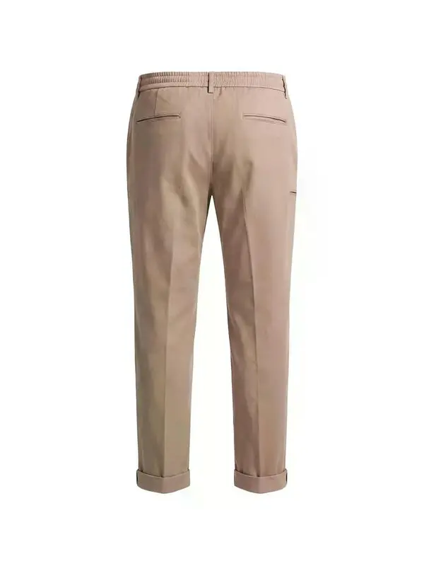 Peserico Drawstring-waist Turned-up Tapered Trousers
