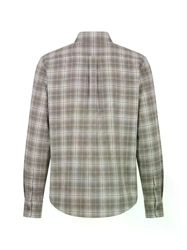 Peserico Check-pattern Long-sleeve Shirt