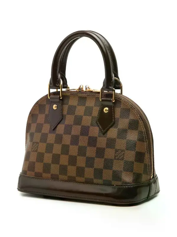 LOUIS VUITTON Damier Ebene Alma Bb Satchel