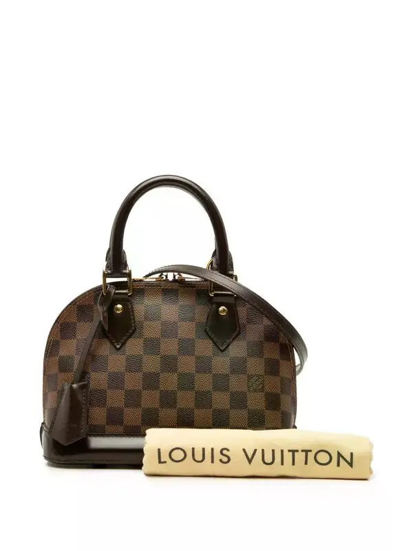 LOUIS VUITTON Damier Ebene Alma Bb Satchel