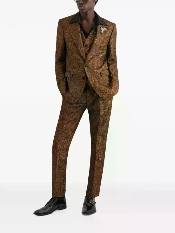 Dolce & Gabbana Single-breasted Brocade Vest
