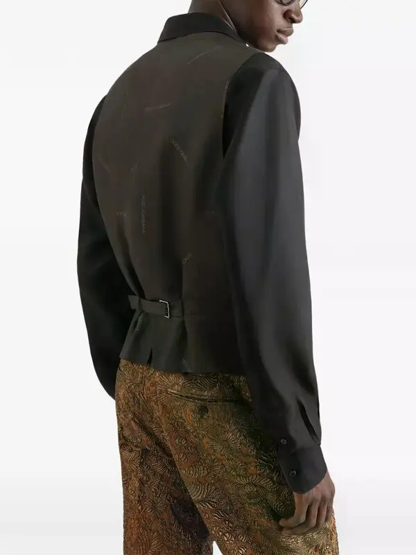 Dolce & Gabbana Single-breasted Brocade Vest