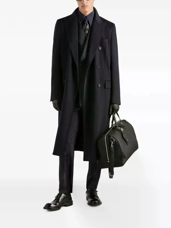 Dolce & Gabbana Martini Light Double-breasted Pinstriped Wool Jacket