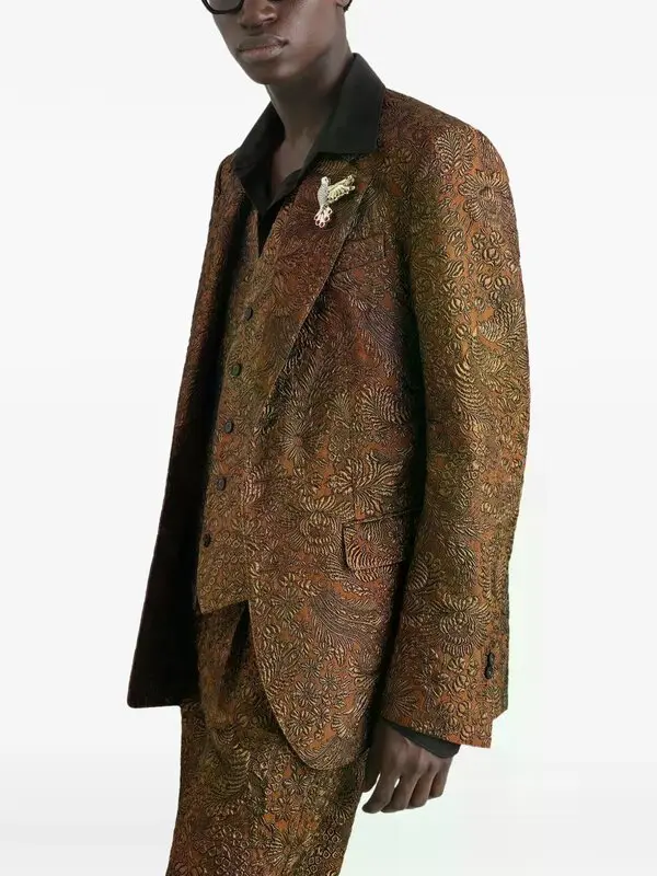 Dolce & Gabbana Sicilia Light Single-breasted Brocade Jacket