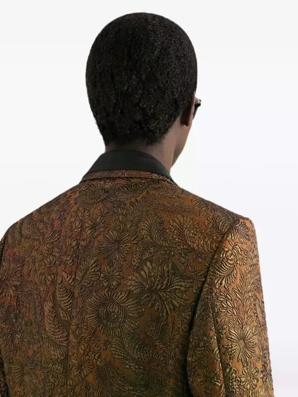 Dolce & Gabbana Sicilia Light Single-breasted Brocade Jacket