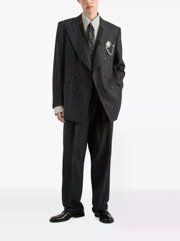 Dolce & Gabbana Pinstripe Flannel Trousers