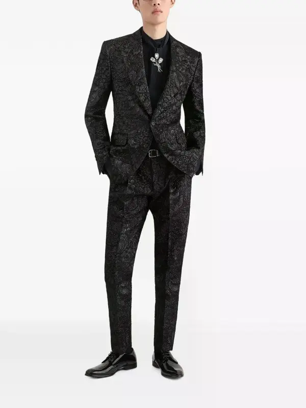 Dolce & Gabbana Sicilia Light Single-breasted Brocade Jacket