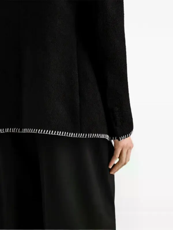 Dolce & Gabbana Tweed Single-breasted Jacket With Embroidery