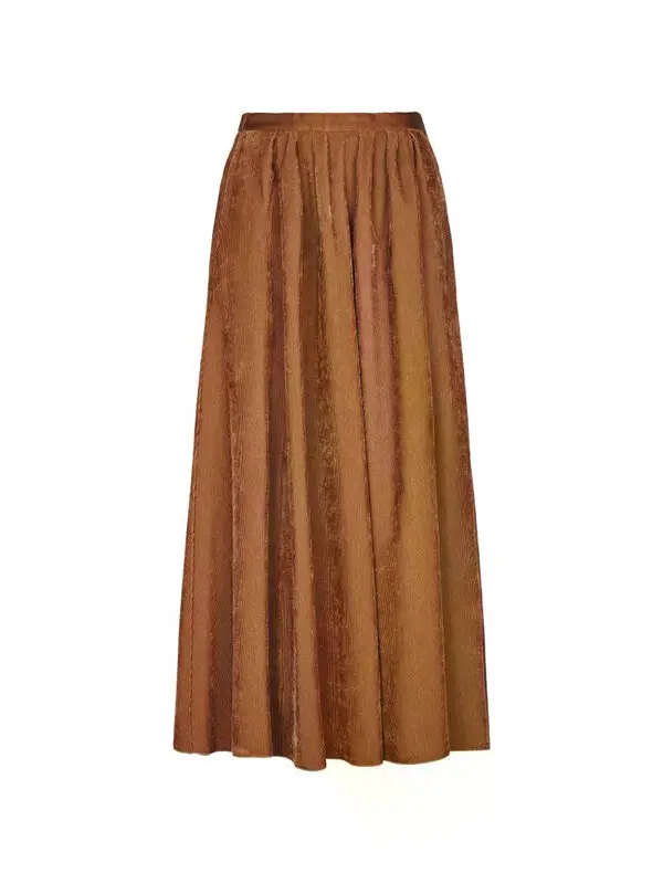 FORTE_FORTE Ribbed Pleated Skirt