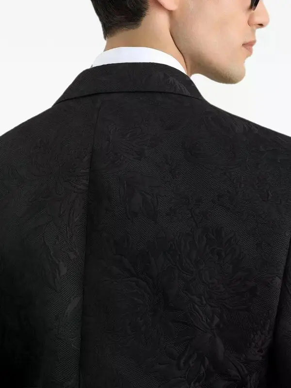 Dolce & Gabbana Sicilia Light Double-breasted Brocade Jacket