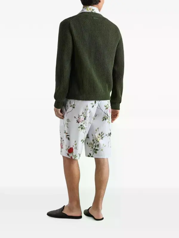 Dolce & Gabbana English Rib-knit Cardigan