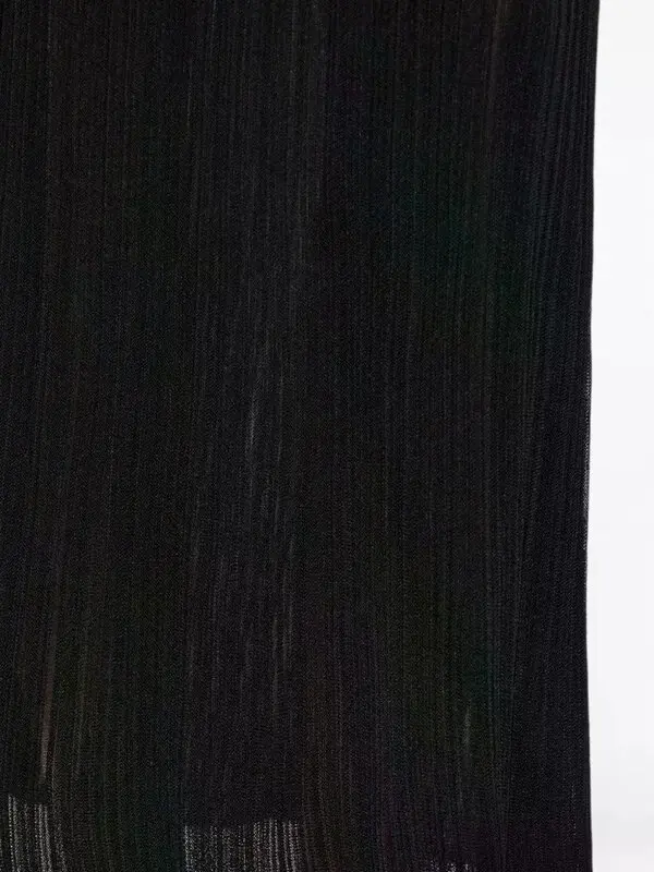 Balmain Pleated Skirt - Black