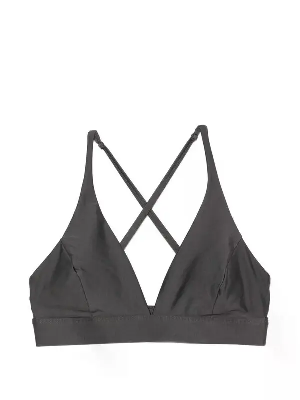 P.E Nation Lumen Cross-strap Sports Bra - Grey