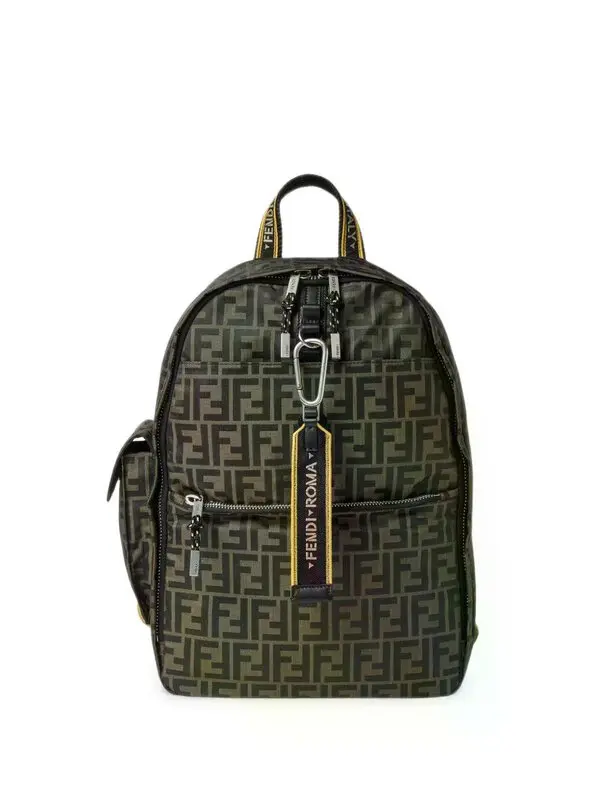Fendi Climb Superlight Ff Zucca Fabric Backpack - Brown