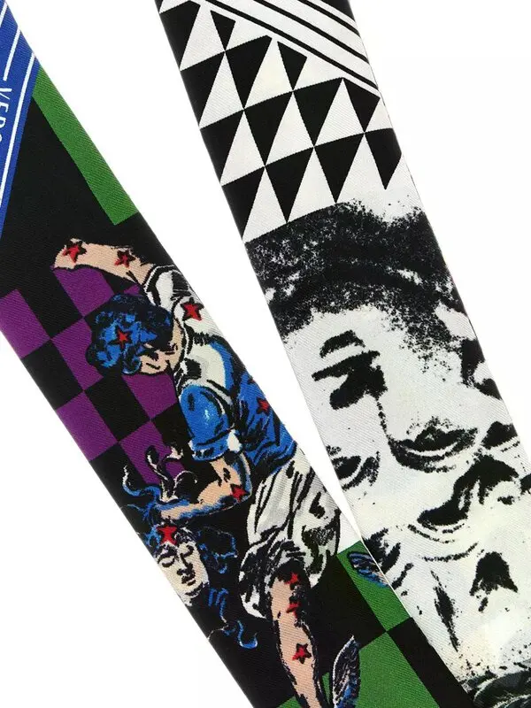 Versace Medusa Collage Silk Scarf