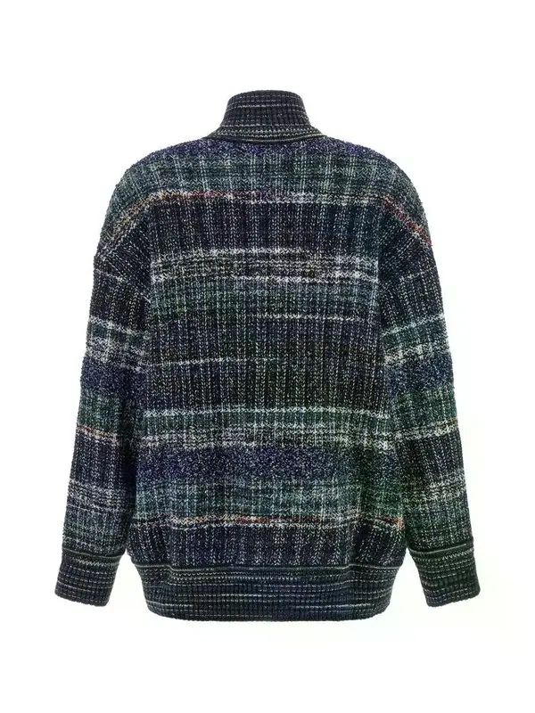Missoni Oversized Wool-blend Check Cardigan