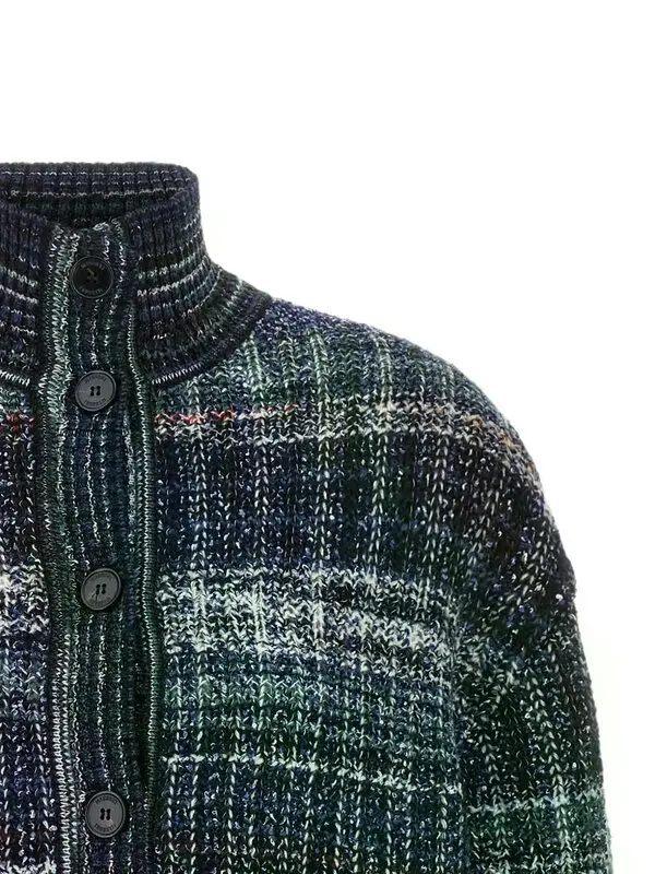 Missoni Oversized Wool-blend Check Cardigan