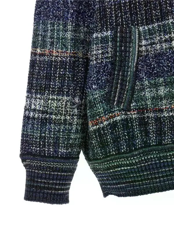 Missoni Oversized Wool-blend Check Cardigan